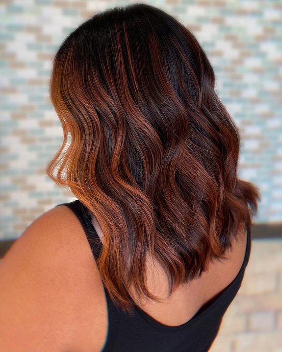 Copper Balayage | Redken Recipes | Haircolor Formulas